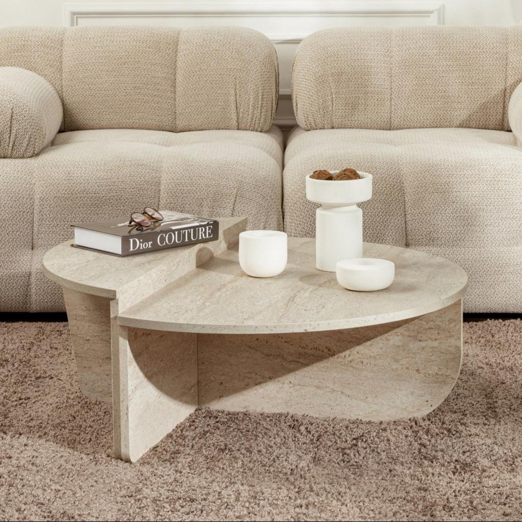 Marble Melamine Coffee Table Orin – Dimehouse