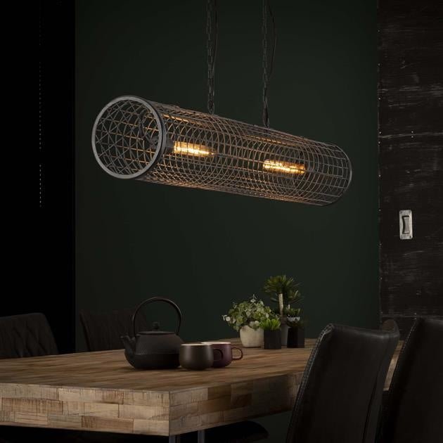 Industrial Pendant Lamp Roan 2-light Cylinder | Dimehouse