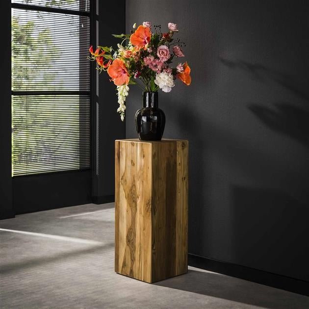 Flower Column Lora 85 cm Metal | Dimehouse